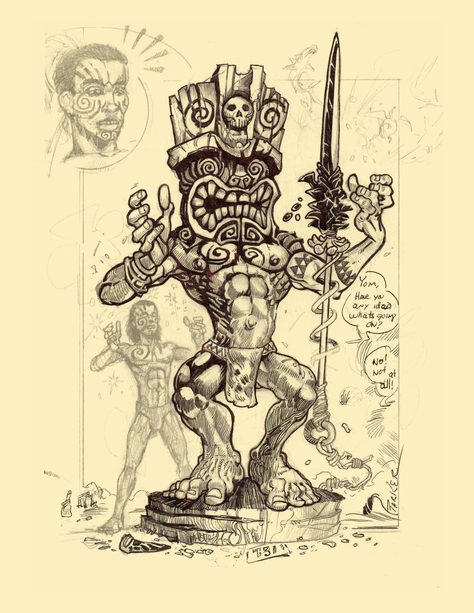 The Aku Aku Collection - Talking Spear ONLY 3 LEFT! – Tiki Shark Art